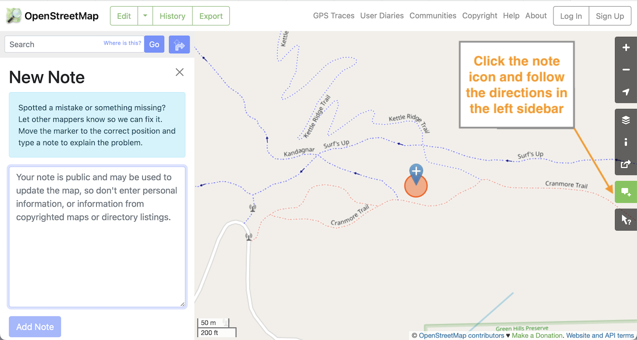 Making OSM Edits | CalTopo Training